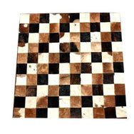 Cow Hide Patch Rug 02 — Luangisa African Gallery