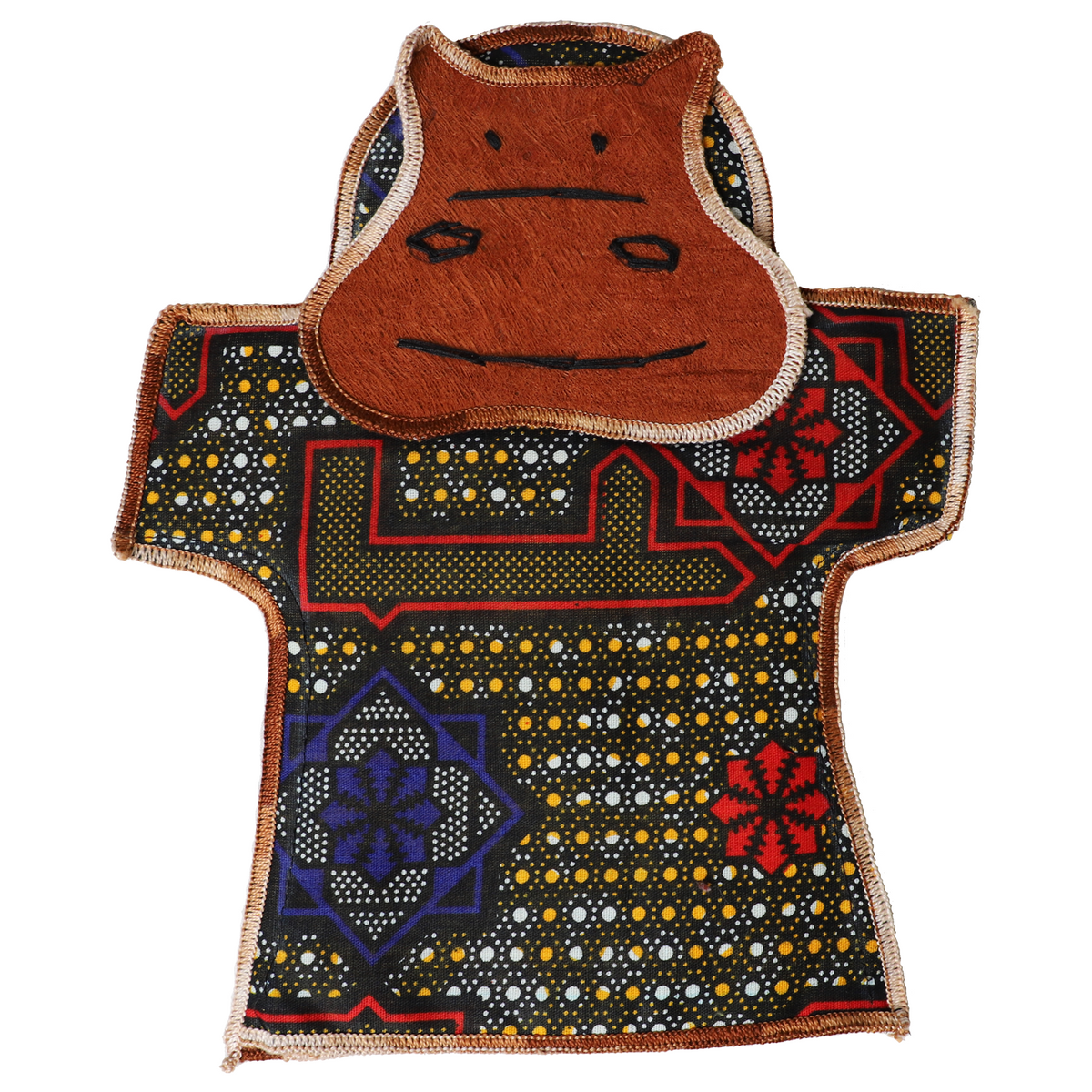 Kanga Hippopotamus Hand Puppet | Hand made in Tanzania — Luangisa ...